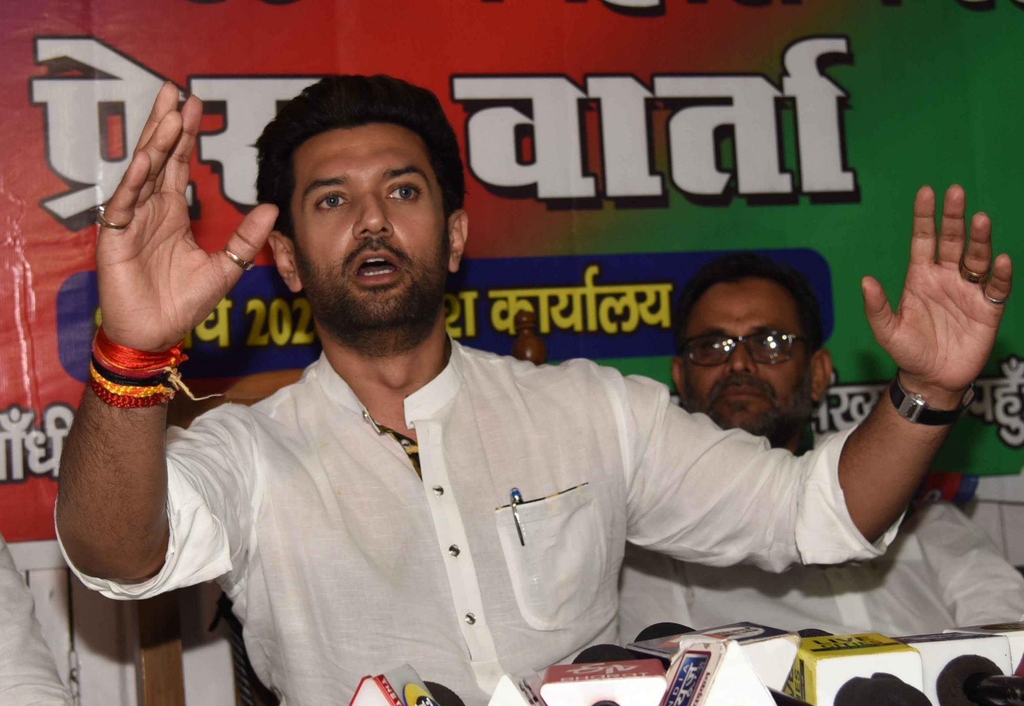 Chirag Paswan takes oath as Minister in PM Modi's cabinet