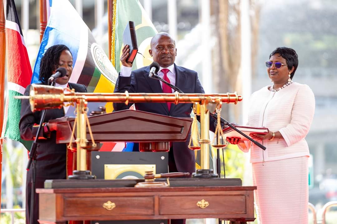 Kindiki Sworn In As Kenyas New Deputy President